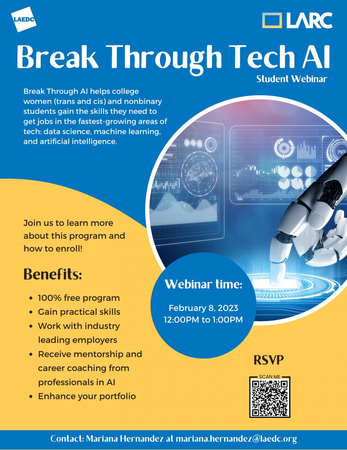 LA 19 Student Webinar: Break Through Tech AI - Los Angeles Regional ...