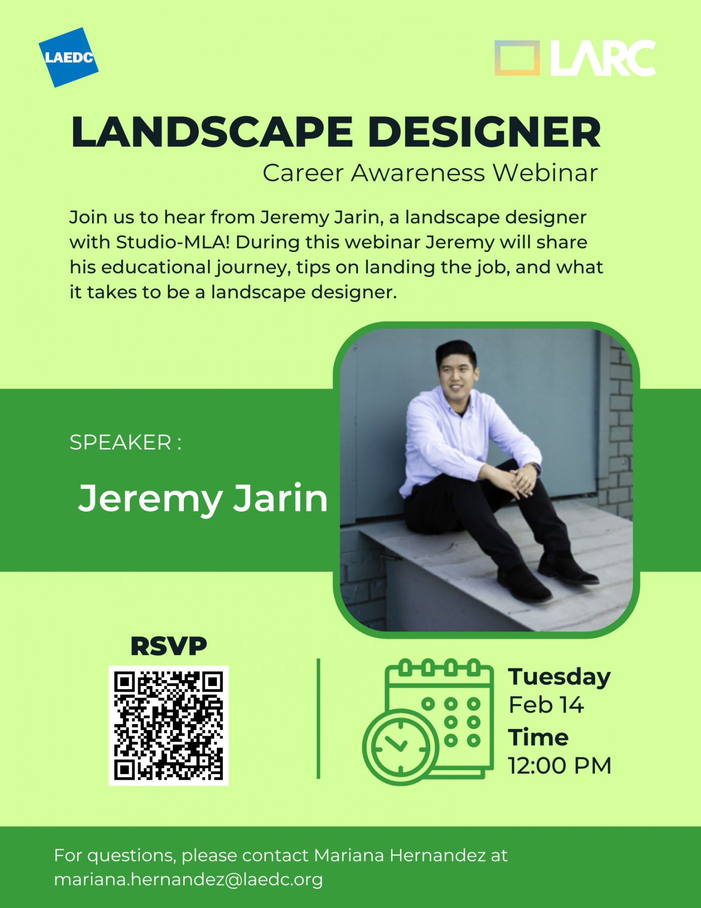 LA 19 Student Webinar: Landscape Designer Career Awareness - Los ...