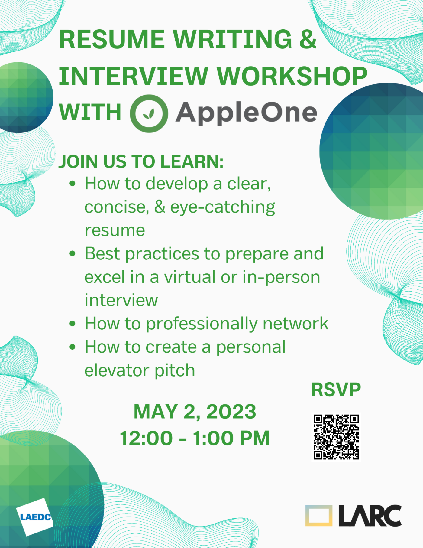 LA 19 Student Webinar: Resume Writing & Interview Workshop - Los ...