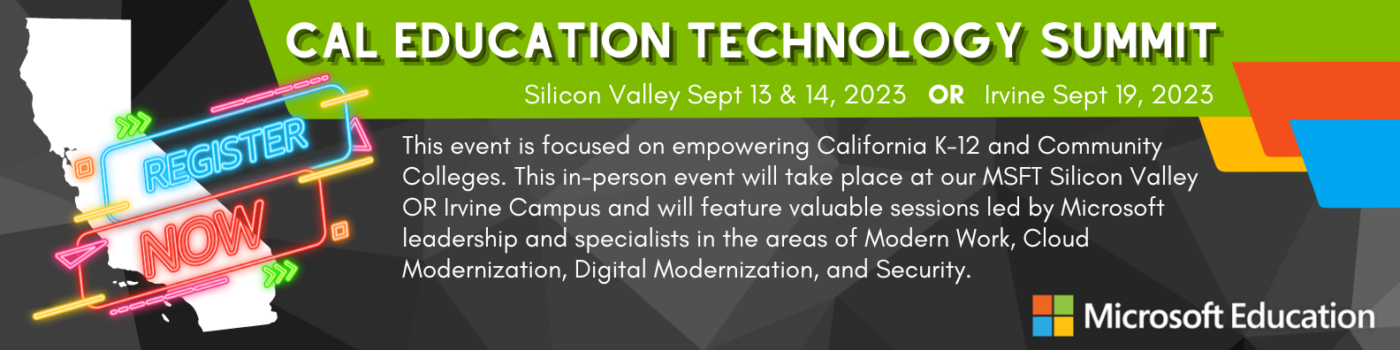CAL Education Technology Summit - Irvine - Los Angeles Regional ...