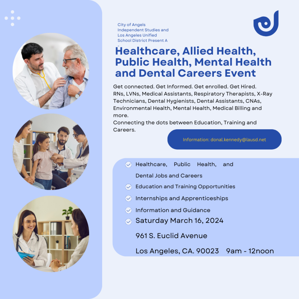 Healthcare and Allied Health Careers Event - Los Angeles Regional Consortium (LARC)