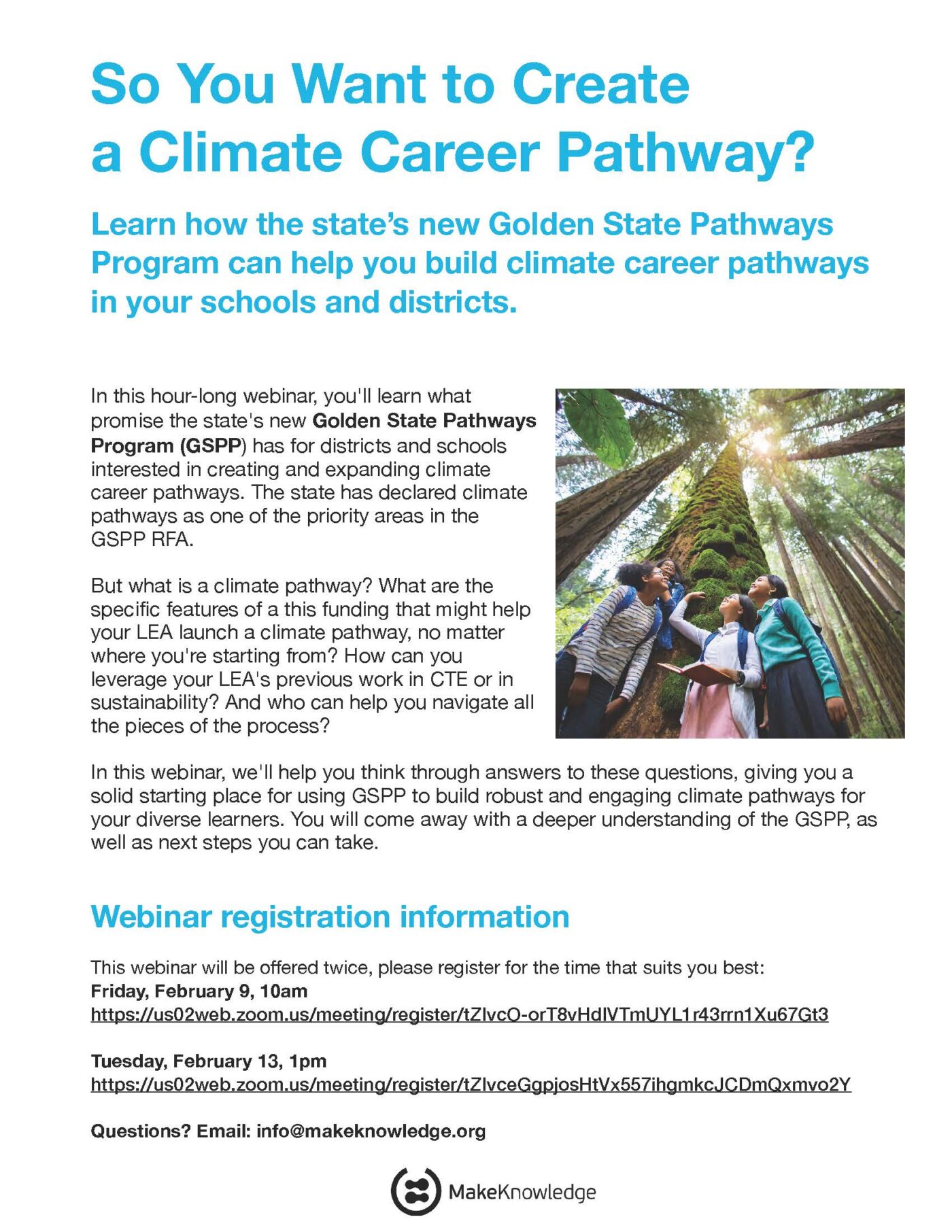 So You Want to Create a Climate Career Pathway with GSPP? (webinar ...