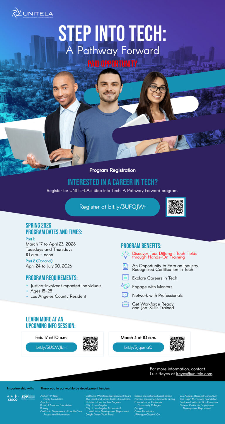 Step Into Tech Spring 2026 - Los Angeles Regional Consortium (LARC)